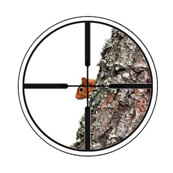 Gru-Bee WolfPup 4X Duplex Scope with Rings and lens covers | GruBee Inc