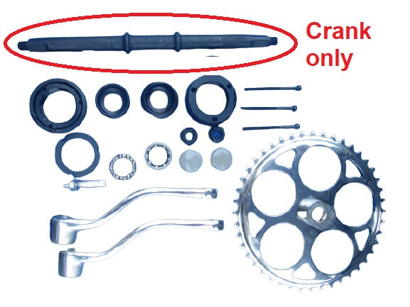 wide pedal crankshaft | GruBee Inc